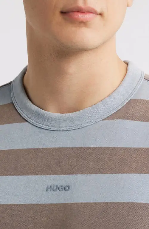Hugo Dockoe Stripe Cotton T-shirt