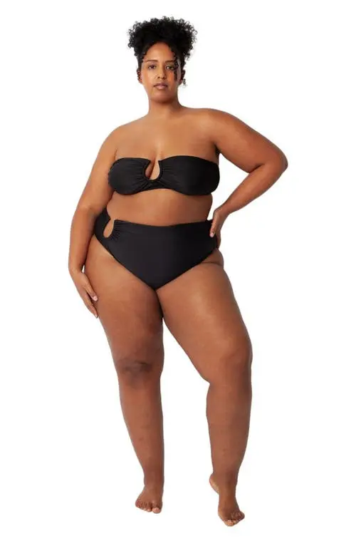 VILLA FRESCA Sofia Bikini Bottom - Black