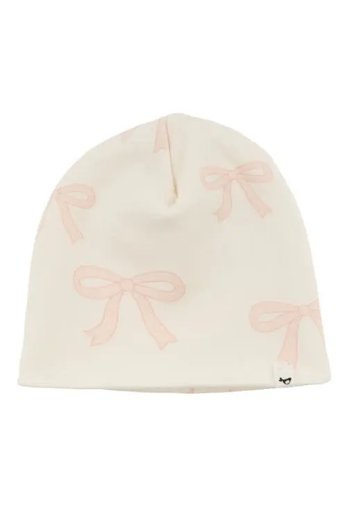 OH BABY! Bow Detail Hat - Milk