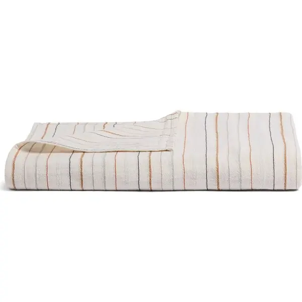PARACHUTE Stripe Cotton Beach Blanket - Natural Stripe