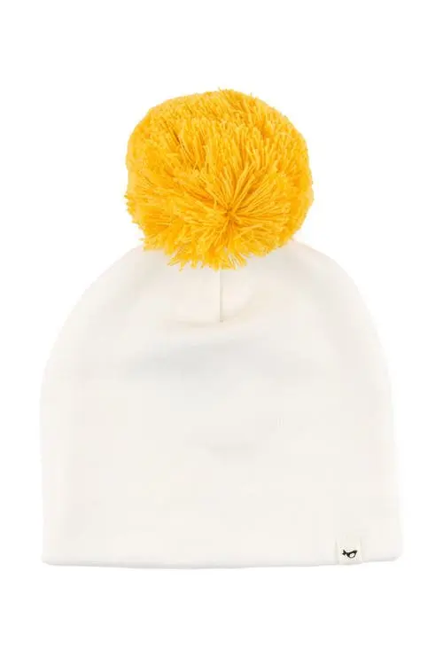 OH BABY! Yarn Pom Hat - Cream