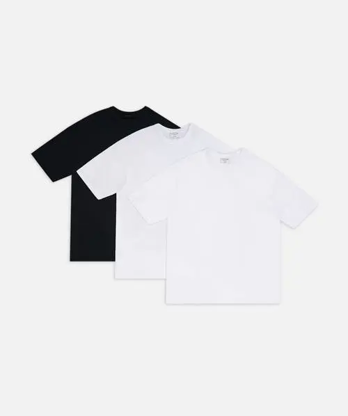 INDUSTRIE AUSTRALIA The Del Sur Tee 3 Pack - Blkwht