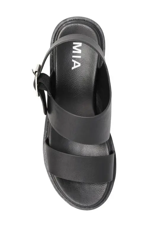 Mia Sheska Slingback Platform Sandals