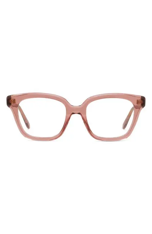 Loewe 51mm Geometric Optical Glasses - Shiny Pink
