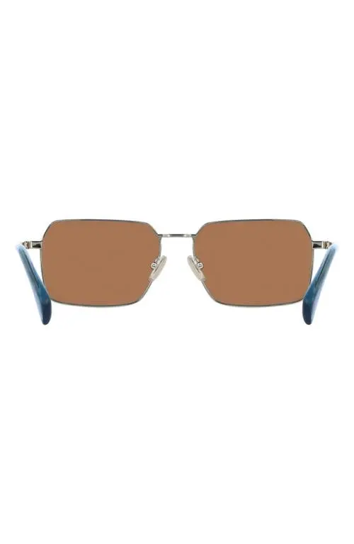 Paul Smith 58mm Modified Rectangle Sunglasses - Gold/ Brown