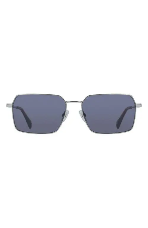 Paul Smith 58mm Modified Rectangle Sunglasses - Silver/ Grey