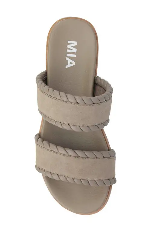 Mia Vada Two-strap Sandal - Taupe