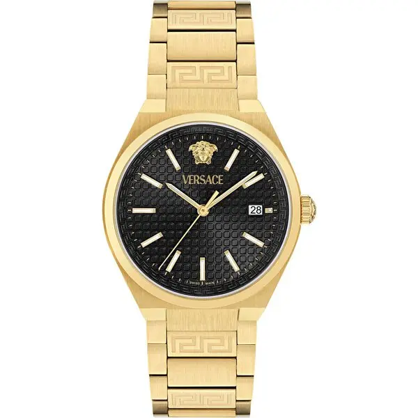 Versace V-auria Bracelet Watch - Ip Yellow Gold