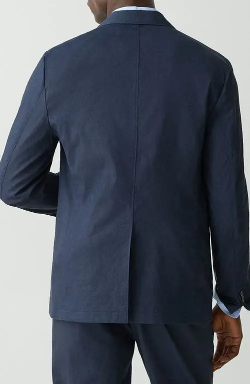 Theory Clinton Stretch Linen Blend Sport Coat - Eclipse