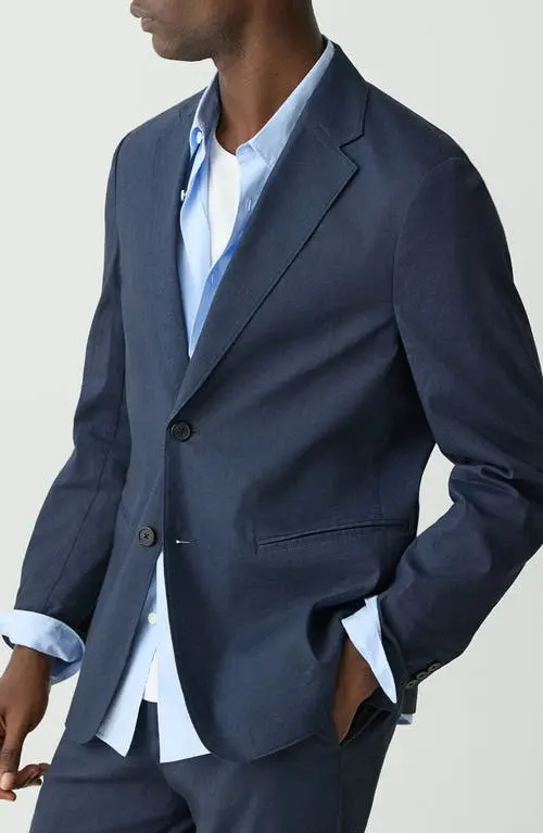Theory Clinton Stretch Linen Blend Sport Coat - Eclipse