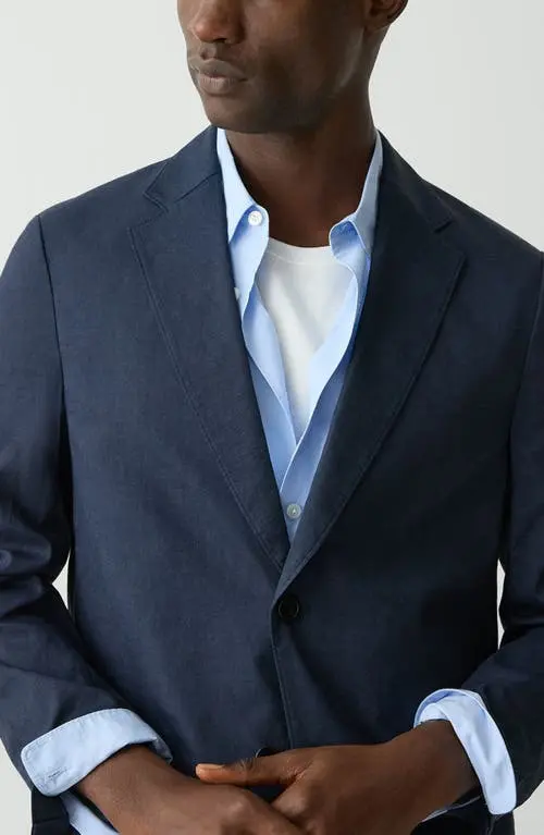 Theory Clinton Stretch Linen Blend Sport Coat - Eclipse