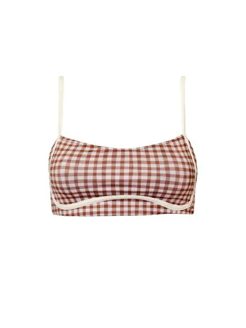 KITTY AND VIBE Bandeau Bikini Top - Sugar