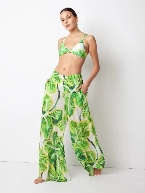 VILLA FRESCA Serena Cover-up Pant - Greenery