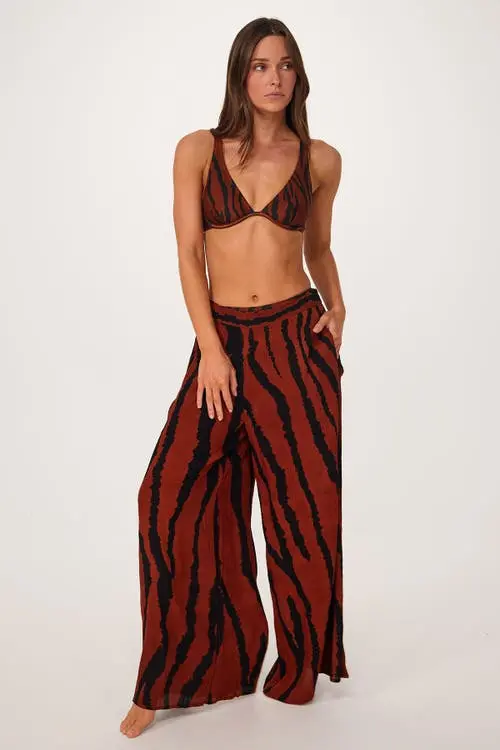 VILLA FRESCA Serena Cover-up Pant - Sahara