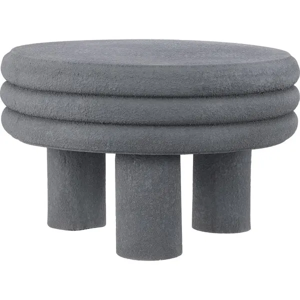 JONATHAN Y Rashida Contemporary Minimalist Curvy Low Indoor/outdoor Accent Table - Gray Frosted