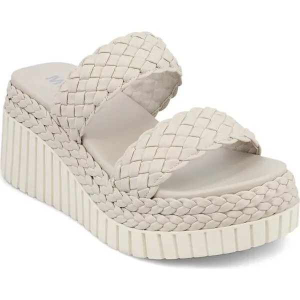 Mia Yoshi Braided Platform Wedge Sandals