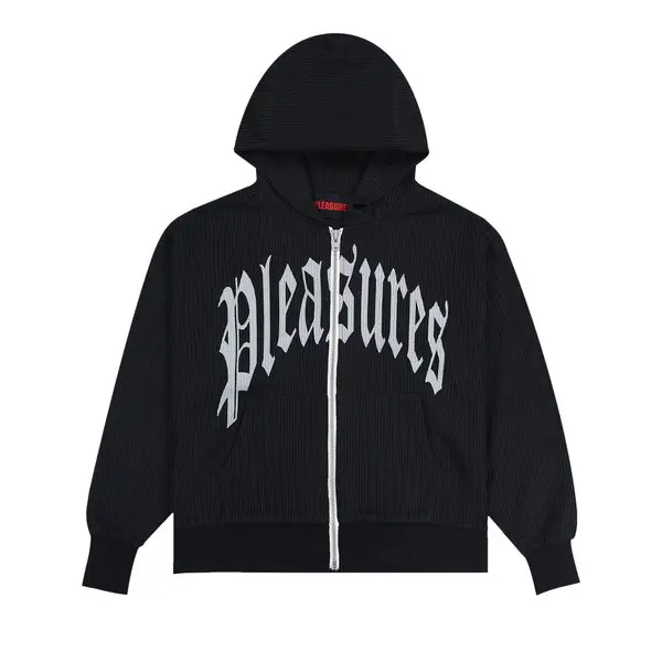 PLEASURES Twitch Knitted Zip Hoodie