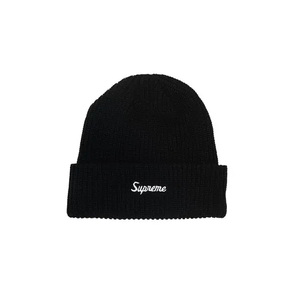 Supreme Loose Gauge Beanie - Black