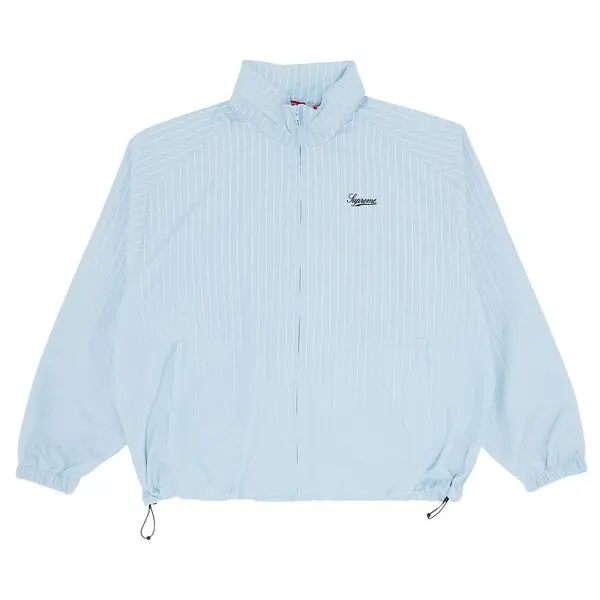 Supreme Reflective Pinstripe Track Jacket - Blue