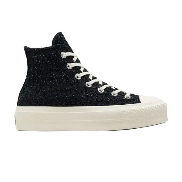CONVERSE Chuck Taylor All Star Lift Platform High 'tweed Shimmer - Black