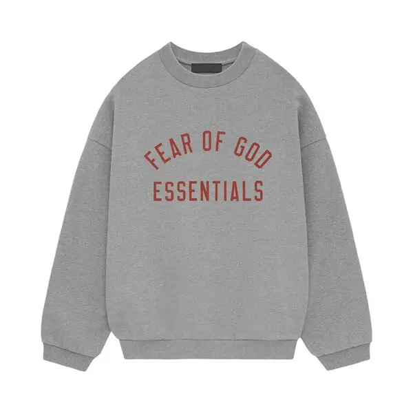 Fear Of God Fleece Crewneck 'dark Heather