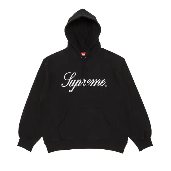 Supreme Embroidered Script Hooded Sweatshirt