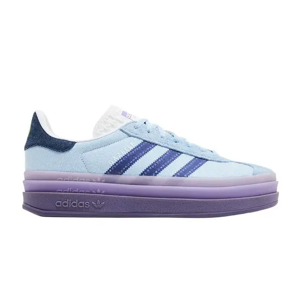 Adidas Kseniaschnaider X Gazelle Bold Denim Sneakers - Blue