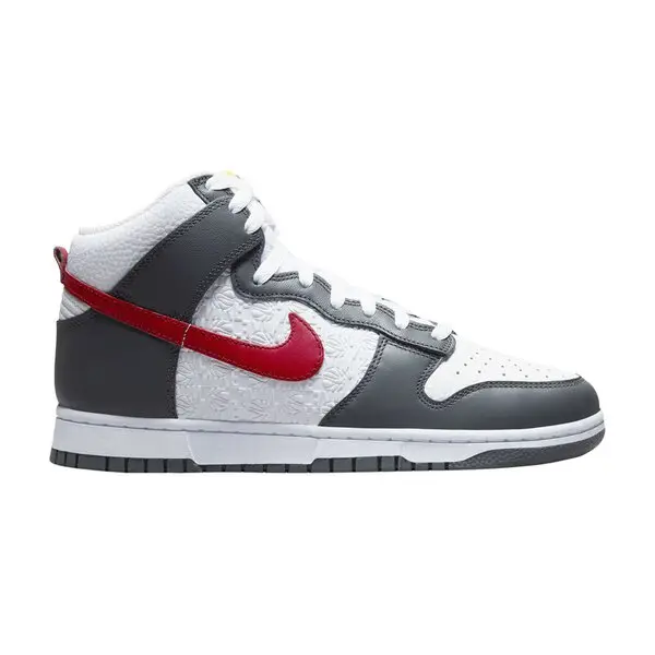 Nike Dunk High Embossed Hoops - Grey