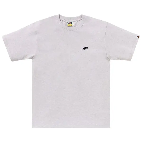 A BATHING APE Sta One Point Tee - Grey