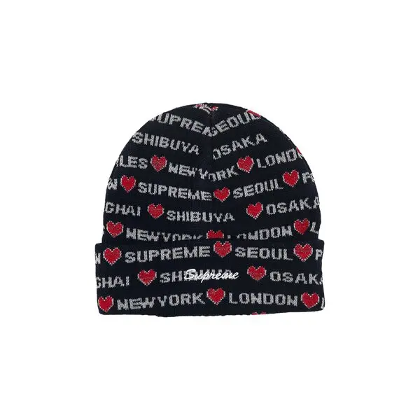 Supreme Hearts Beanie - Blue