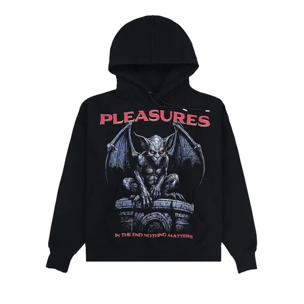 PLEASURES Gargoyle Hoodie - Black