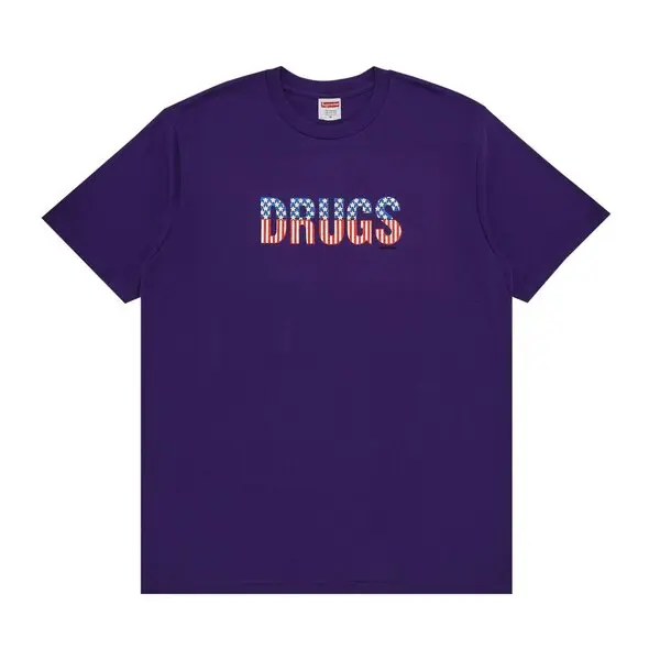 Supreme Drugs Tee - Purple
