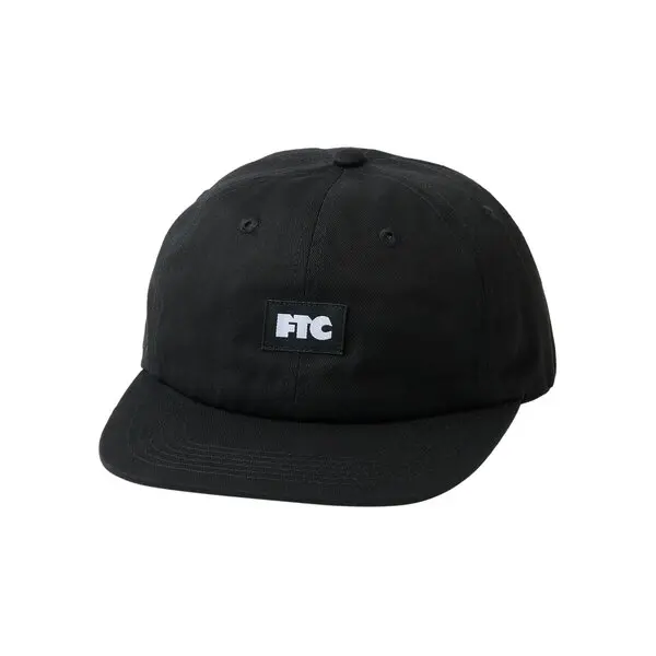FTC Small Logo 6 Panel Cap - Black