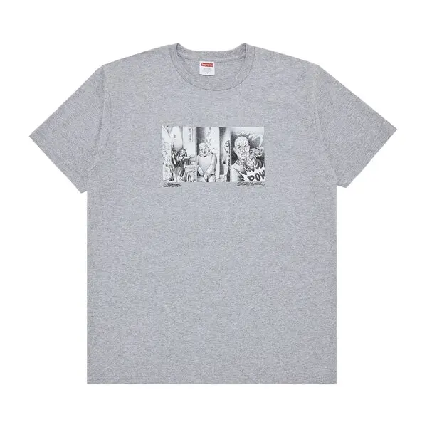 Supreme Mister Cartoon Pow Tee 'heather - Grey