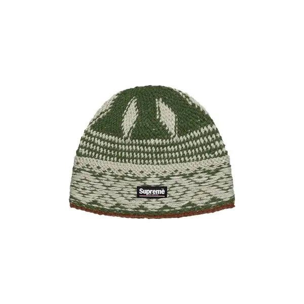 Supreme Diamond Beanie - Green