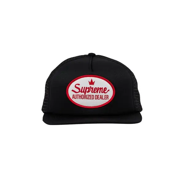 Supreme Authorized Mesh Back 5-panel Cap - Black