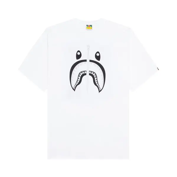 A BATHING APE Shark Tee #1 - White