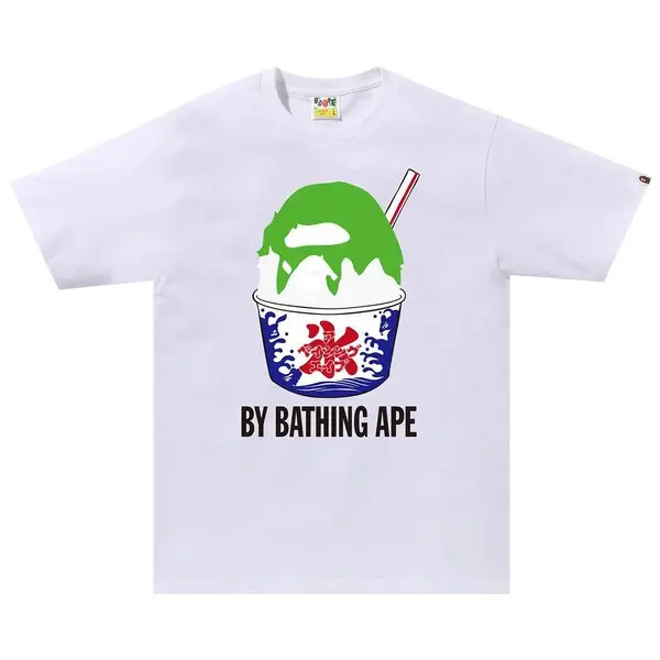 A BATHING APE Shave Ice Bathing Ape Tee - White