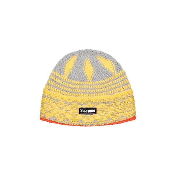 Supreme Diamond Beanie - Grey