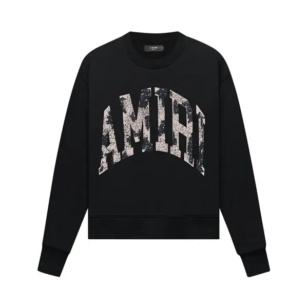 Amiri Collegiate Logo Crewneck
