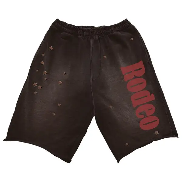 TRAVIS SCOTT X Sp5der Days Before Rodeo Shorts - Brown