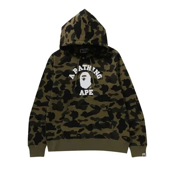 A BATHING APE 1st Camo Hoodie - Green