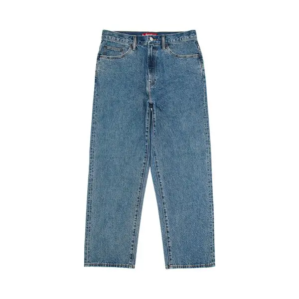 Supreme Washed Indigo Baggy Jean - Blue | Editorialist
