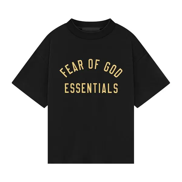 Fear Of God Tri-blend Crewneck Tee - Black