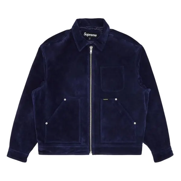 Supreme Suede Work Jacket - Blue
