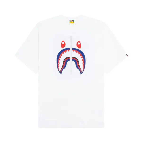 A BATHING APE Shark Tee Japan - White