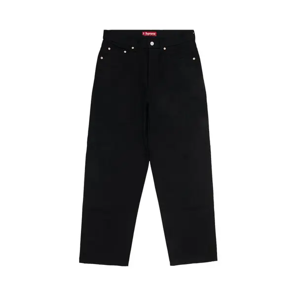 Supreme Rigid Baggy Selvedge Jean - Black