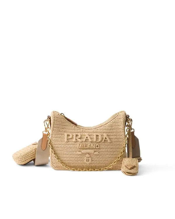 Prada Re-edition 2005 Crochet Bag - Neutral
