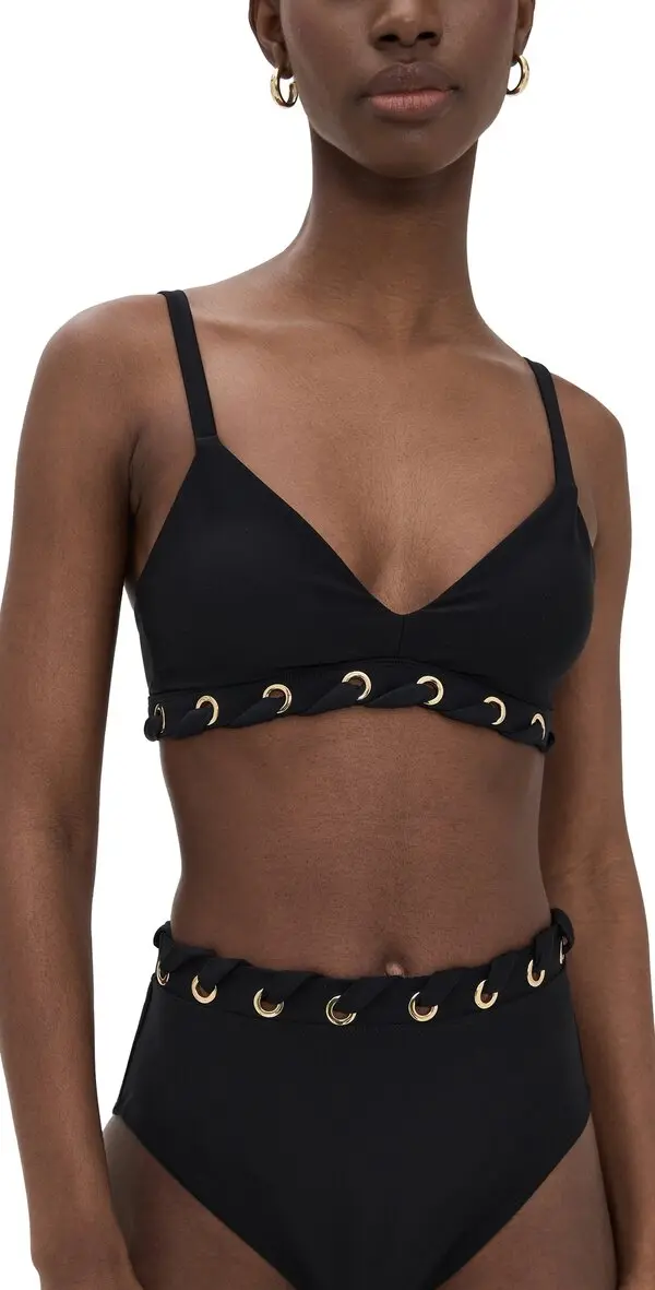 STYLEST Dreamsculpt Grommet Top - Caviar