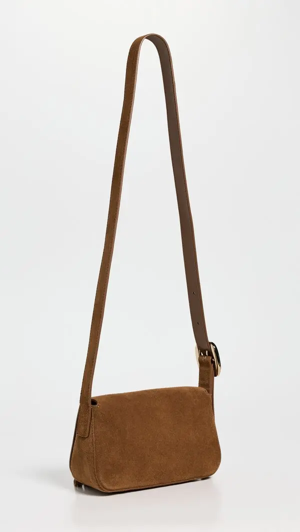 Madewell Soft Grain Flap Crossbody Fringe Bag